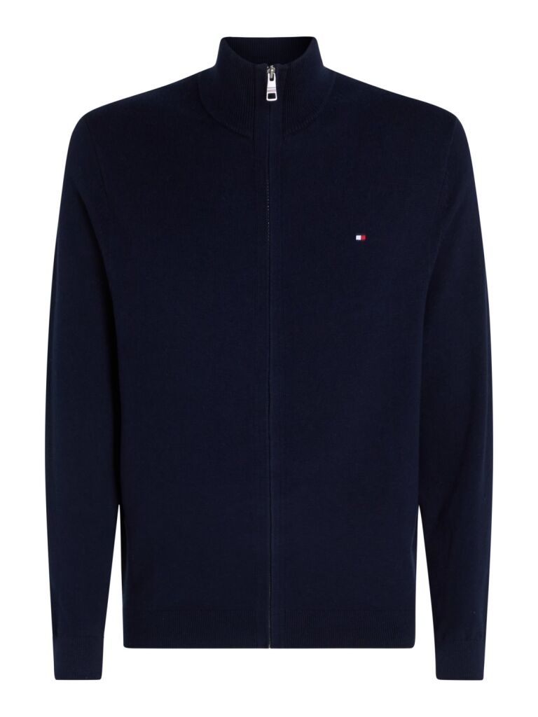 Tommy Hilfiger PIMA ORG CTN CASHMERE ZIP THRU